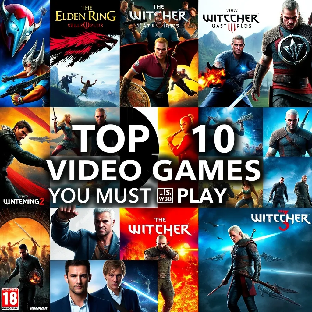 Top 10 Video Games You Must Play Right Now! : LevelUpTalk