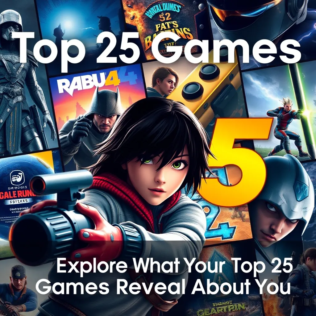 Explore What Your Top 25 Games Reveal About You : LevelUpTalk