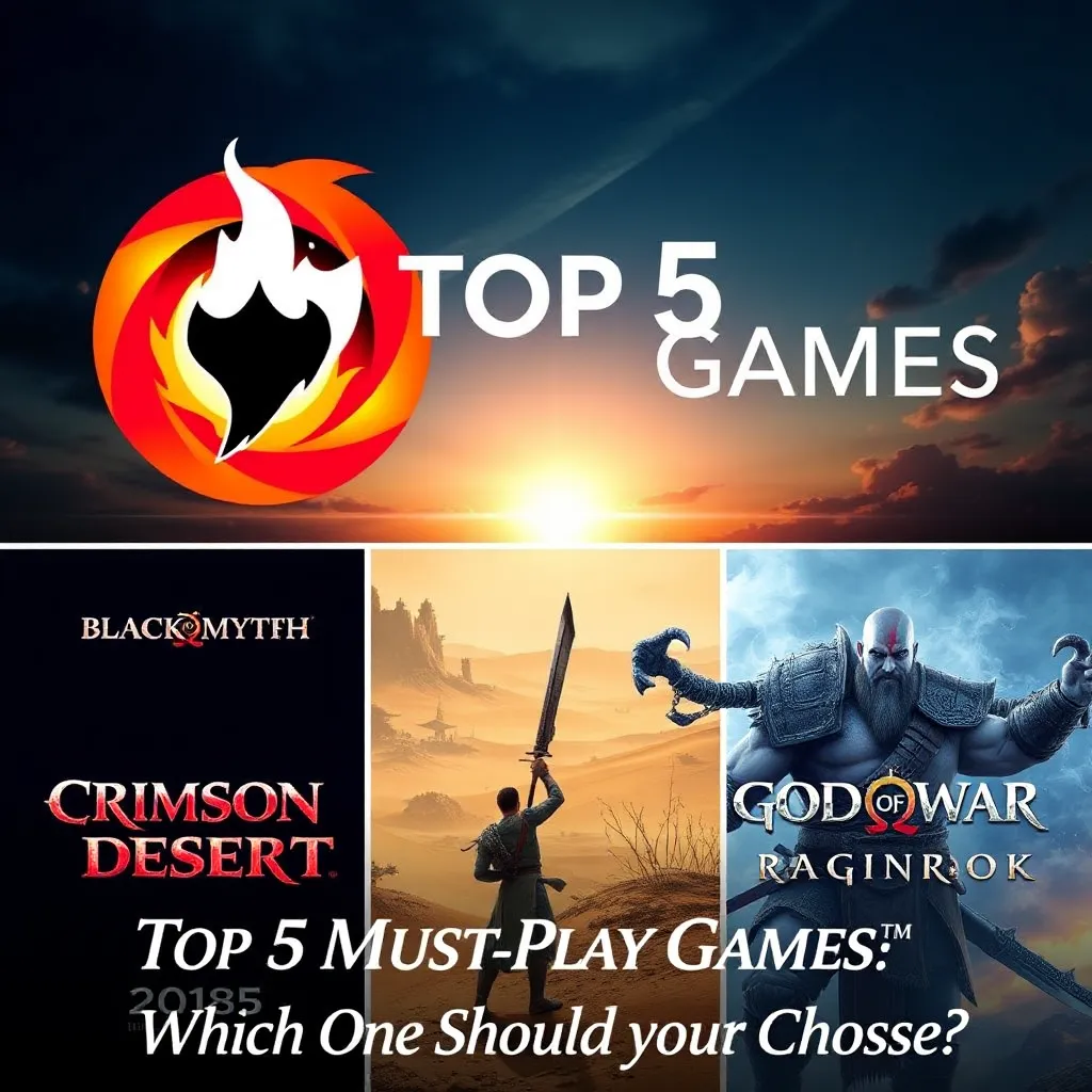 Top 5 Must-Play Games: Which One Should You Choose? : LevelUpTalk