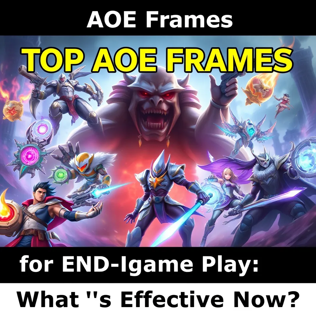 Top AOE Frames for Endgame Play: What's Effective Now? : LevelUpTalk