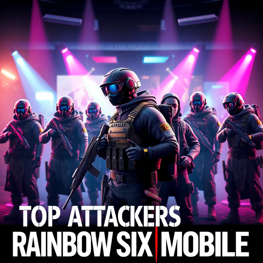 Top Attackers Ranked in Rainbow Six Mobile: A Guide : LevelUpTalk