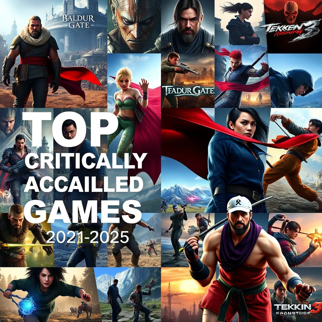 Top 20 Critically Acclaimed Games from 2021 to 2025 : LevelUpTalk