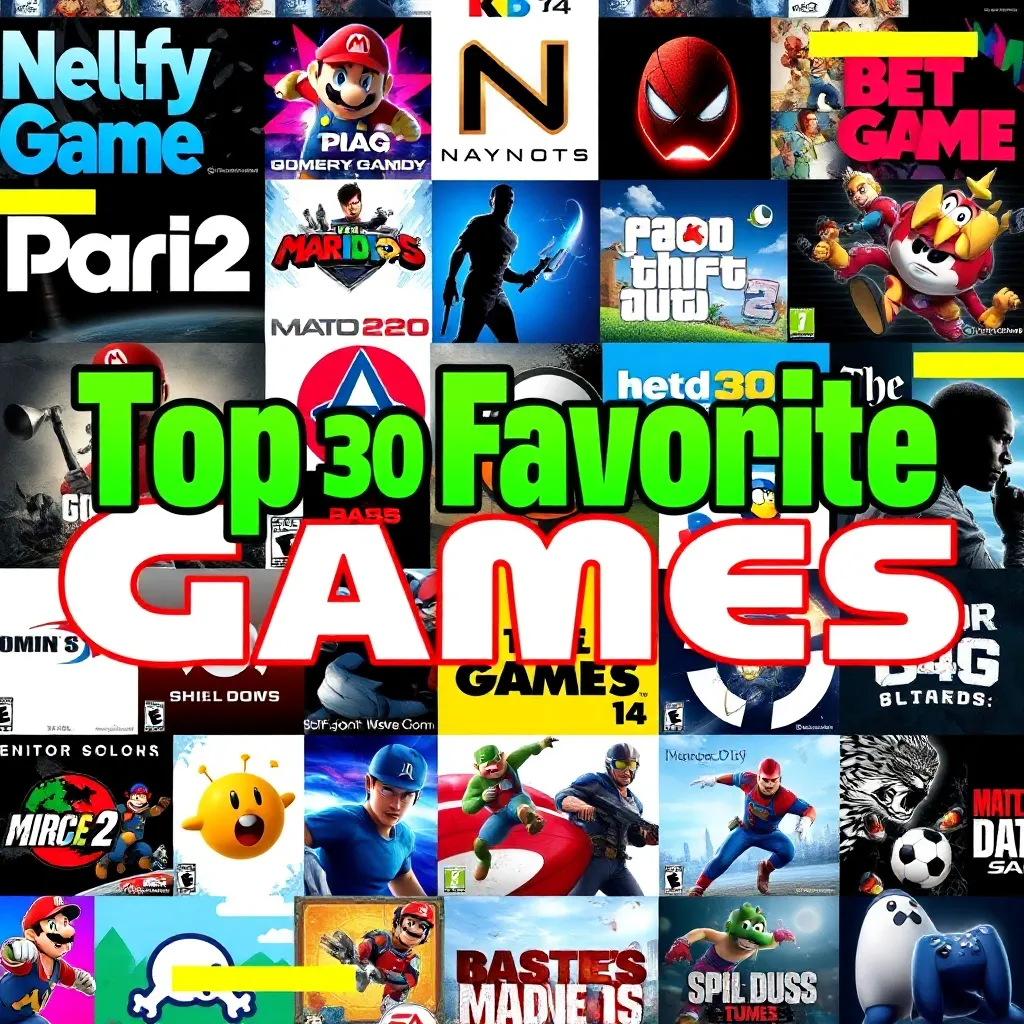 Explore the Top 30 Games Everyone Loves : LevelUpTalk