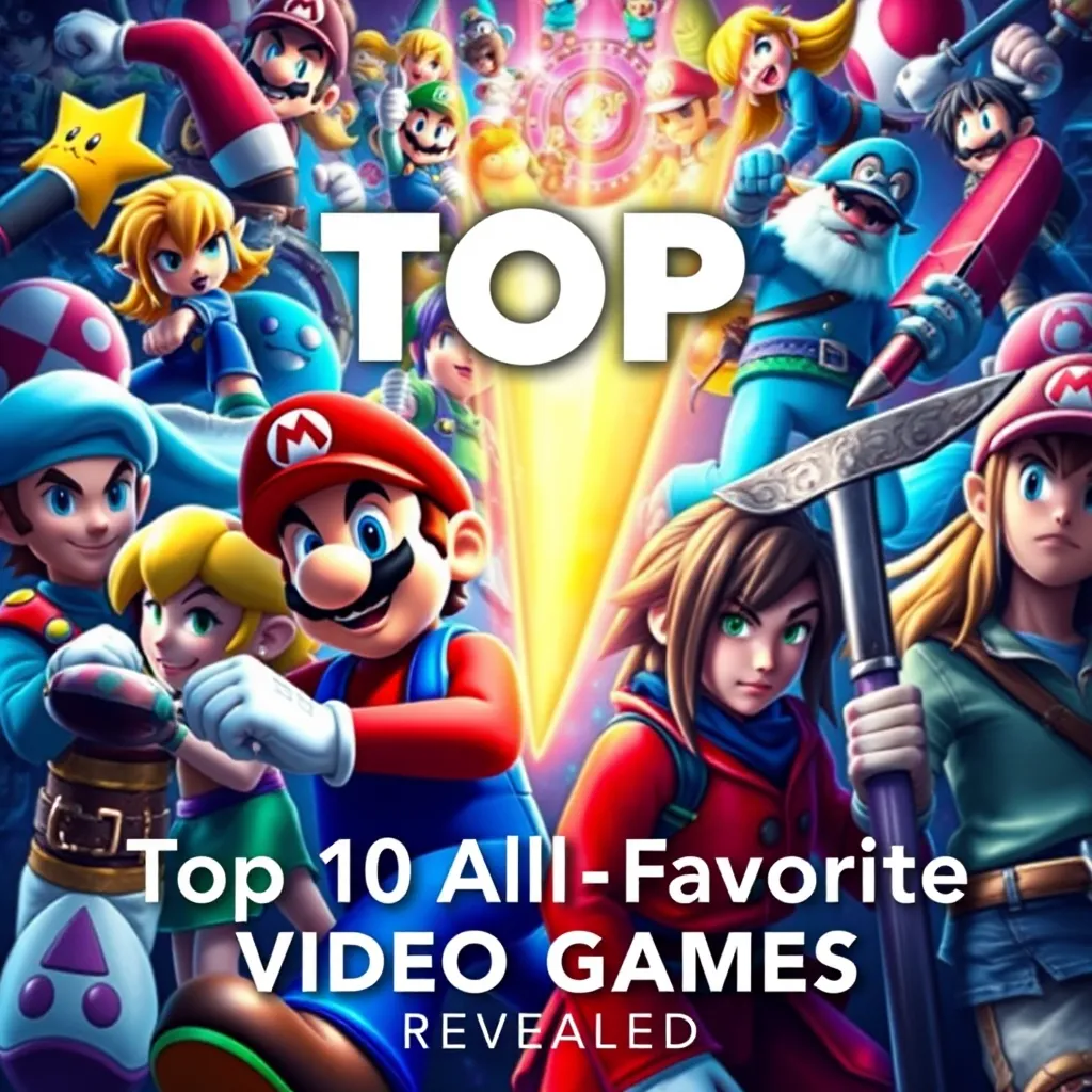 Top 10 All-Time Favorite Video Games Revealed : LevelUpTalk