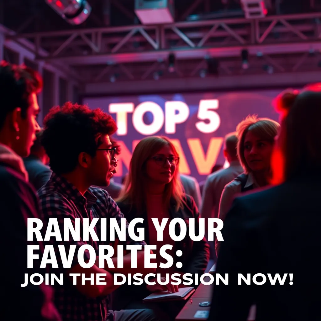 Ranking Your Top 5 Favorites: Join the Discussion Now! : LevelUpTalk