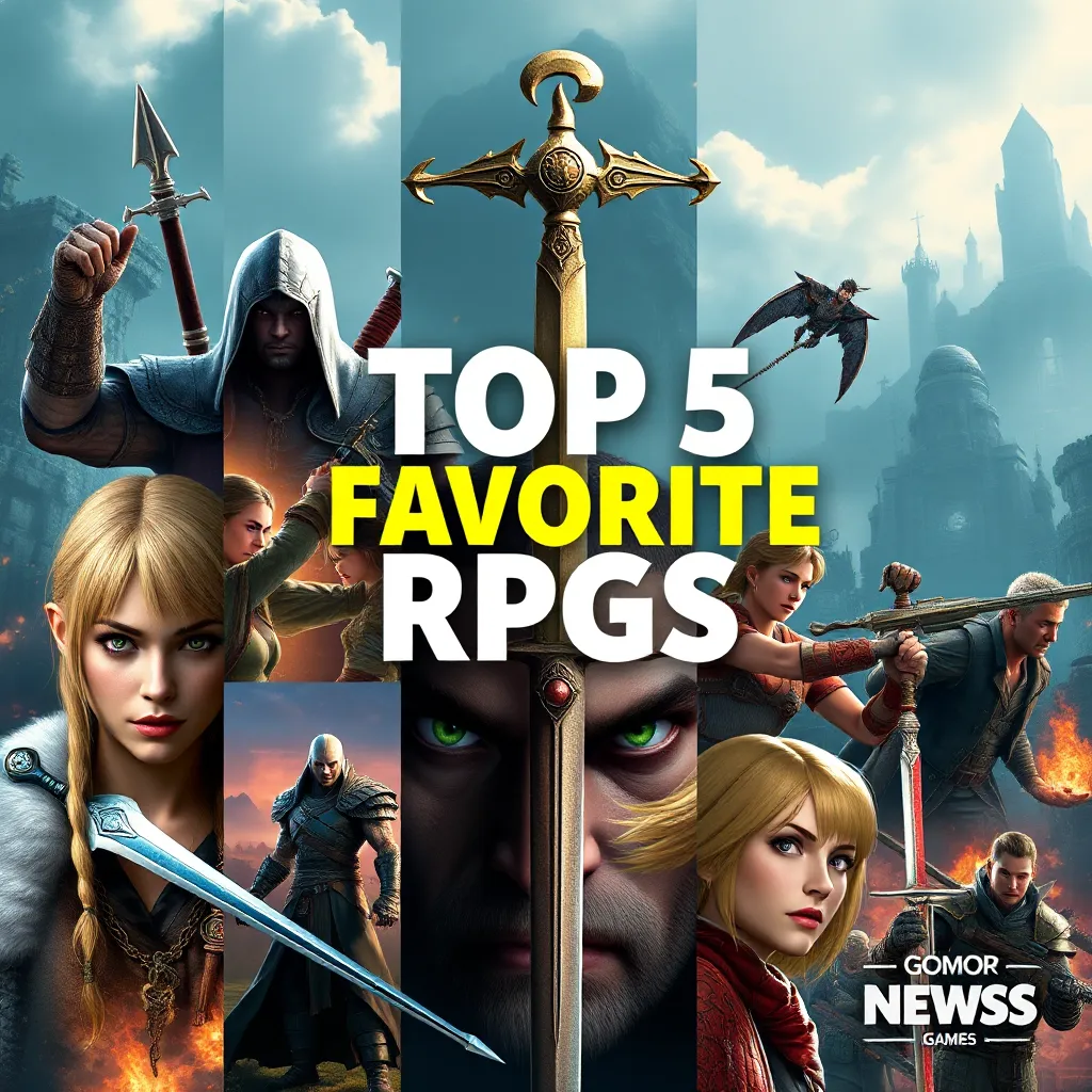 Find Out the Top 5 All-Time Favorite RPGs of Gamers : LevelUpTalk
