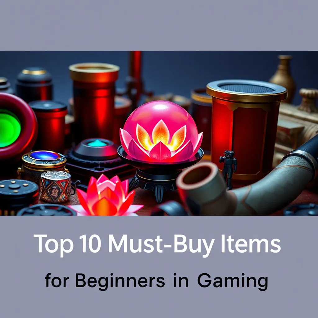 Top 10 Must-Buy Items for Beginners in Gaming : LevelUpTalk