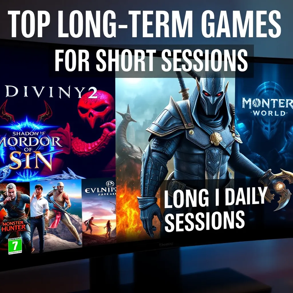 Top Long-Term Games for Short Daily Sessions : LevelUpTalk