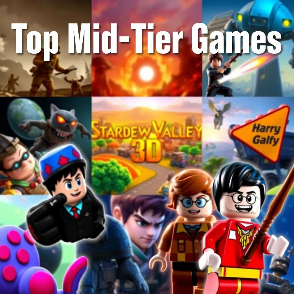 Top Mid Tier Games to 100% for Gamers Seeking Fun : LevelUpTalk