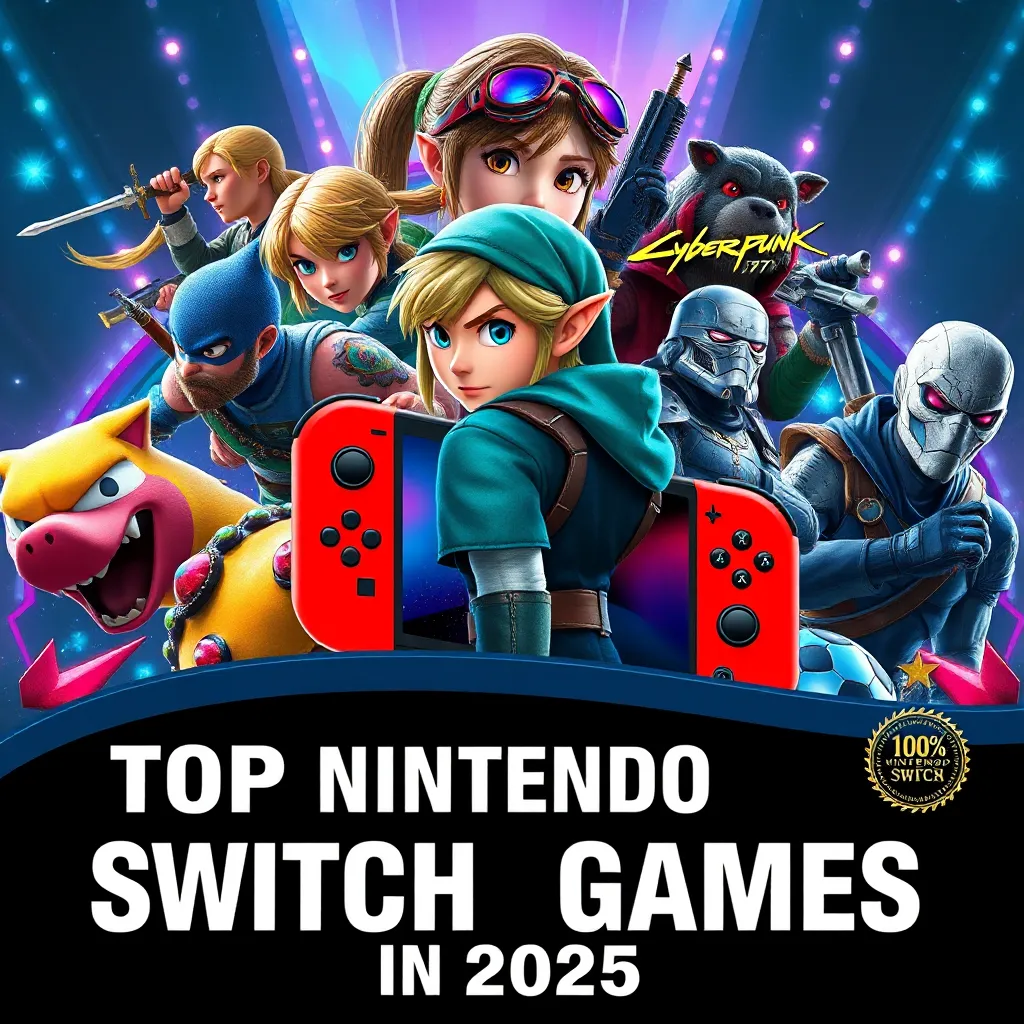 Top Nintendo Switch 1/2 Games Played in 2025 You Must Try : LevelUpTalk