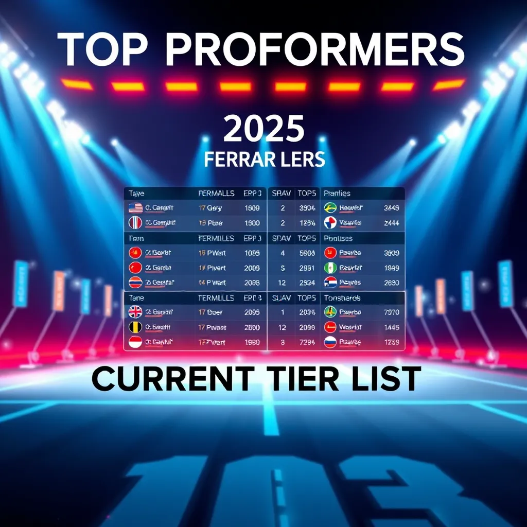 Current Tier List: Ranking the Best Performers Today : LevelUpTalk