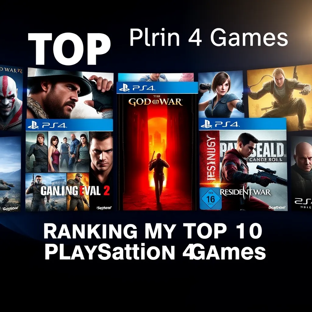 Ranking My Top 10 Favorite PlayStation 4 Games : LevelUpTalk