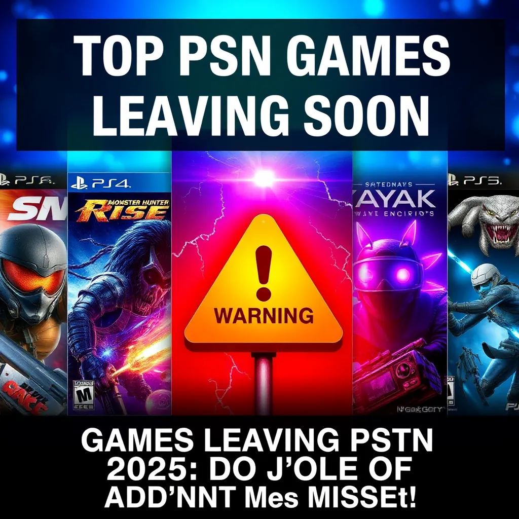 Games Leaving PSN in June 2025: Don’t Miss Out! : LevelUpTalk