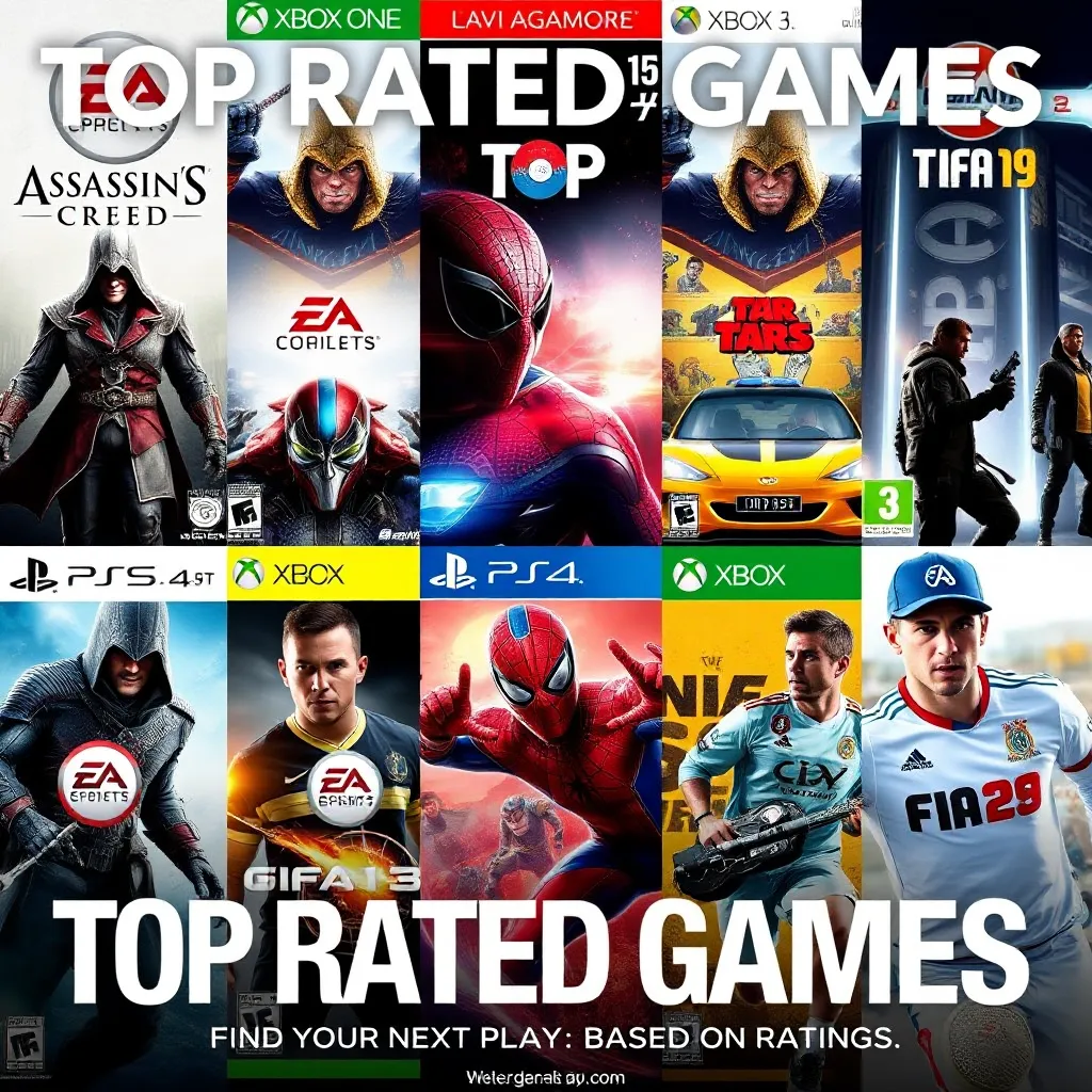 Top Rated Games: Find Your Next Play Based on Ratings! : LevelUpTalk