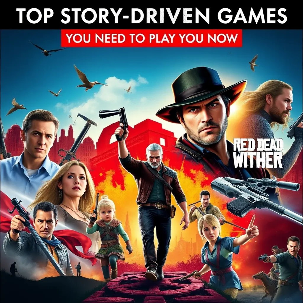 Top Story-Driven Games You Need to Play Right Now : LevelUpTalk