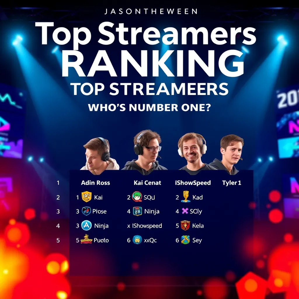 JasonTheWeen Ranks The Top Streamers: Who's Number One? : LevelUpTalk