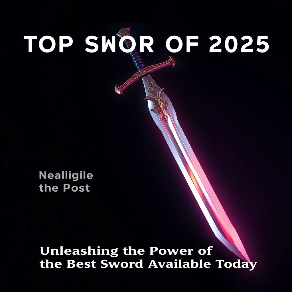 Unleashing the Power of the Best Sword Available Today : LevelUpTalk
