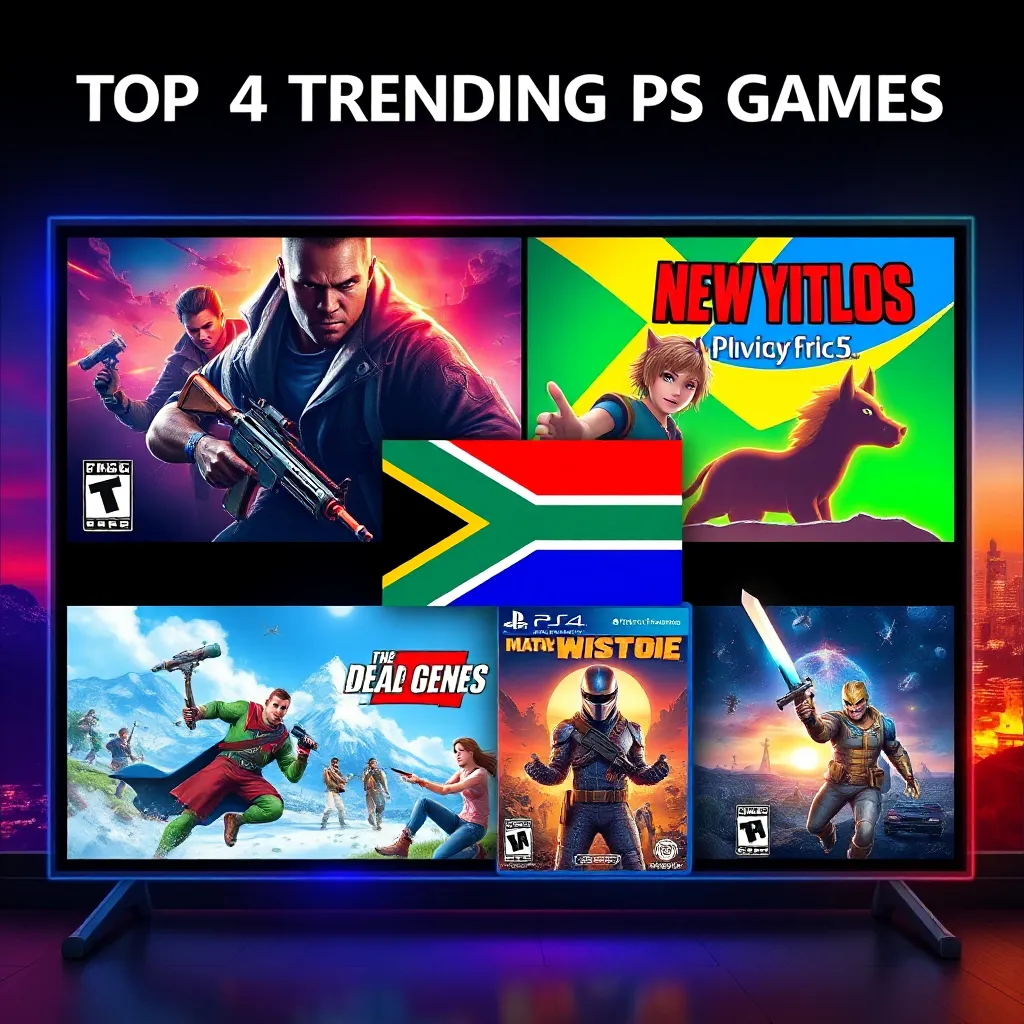 Top 4 Trending Games on PS Store in South Africa 2026 : LevelUpTalk