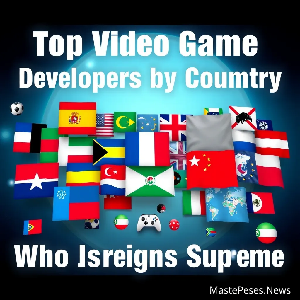 Top Video Game Developersby Country: Who Reigns Supreme? : LevelUpTalk