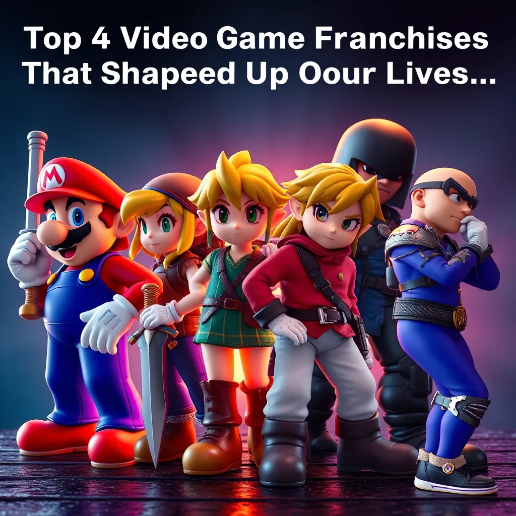 Top 4 Video Game Franchises That Shaped Our Lives : LevelUpTalk