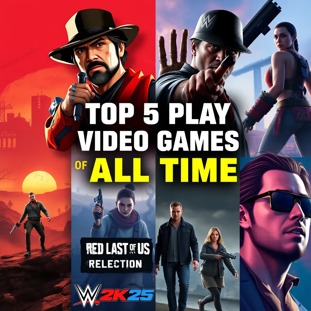 Top 5 Must-Play Video Games of All Time Revealed : LevelUpTalk