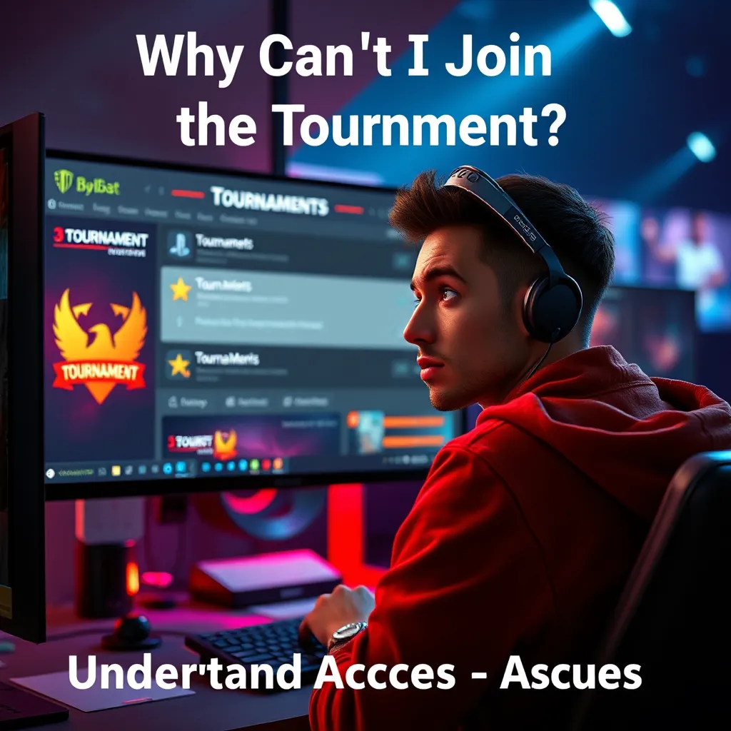 Why Can't I Join the Tournament? Understanding Access Issues : LevelUpTalk