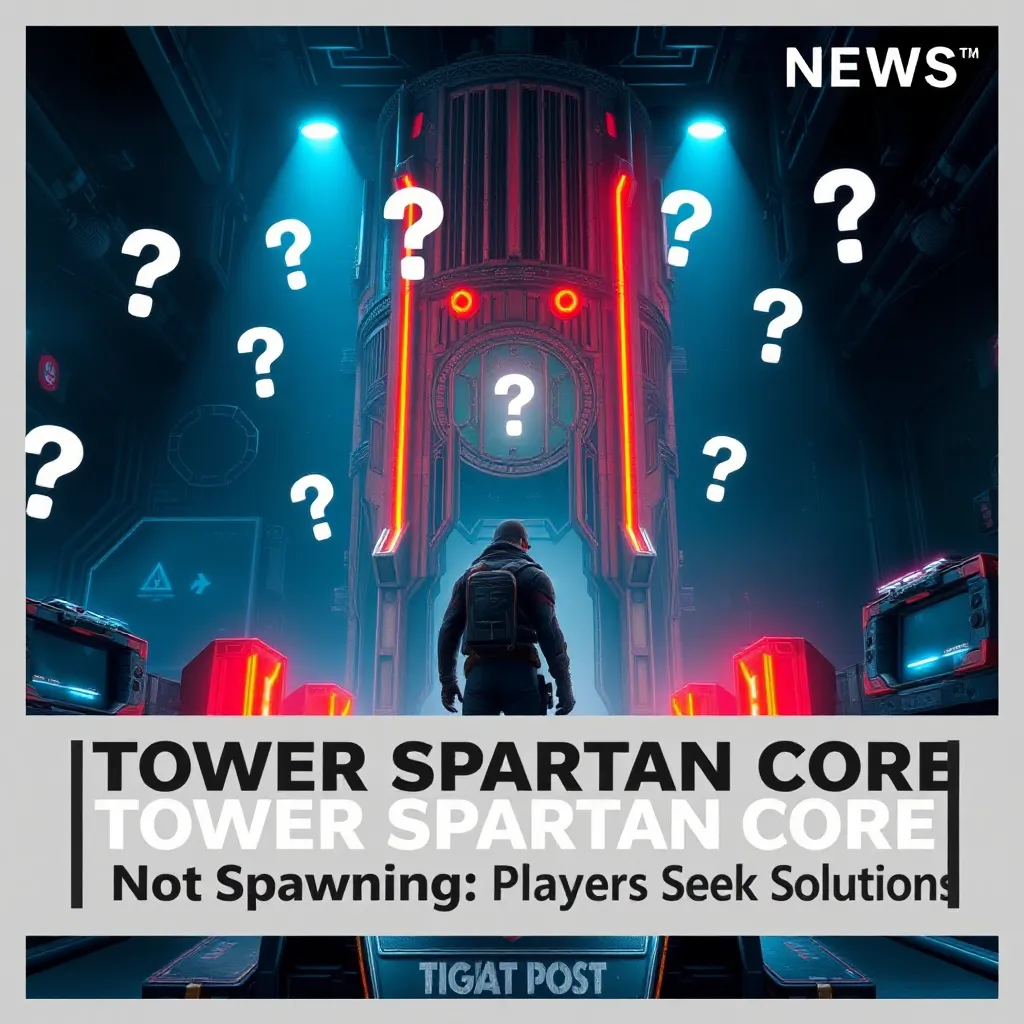 Tower Spartan Core Not Spawning: Players Seek Solutions : LevelUpTalk