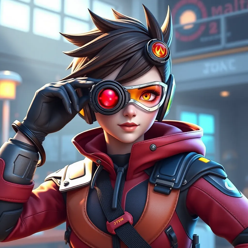 OW Rush Spotlights Tracer's Legendary Skin Changes : LevelUpTalk