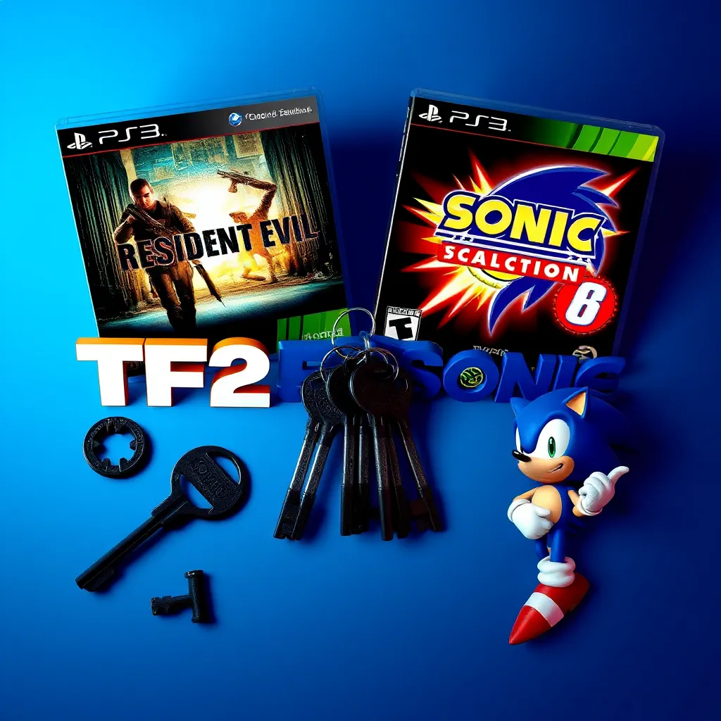 Trade TF2 Keys for Resident Evil and Sonic Games : LevelUpTalk
