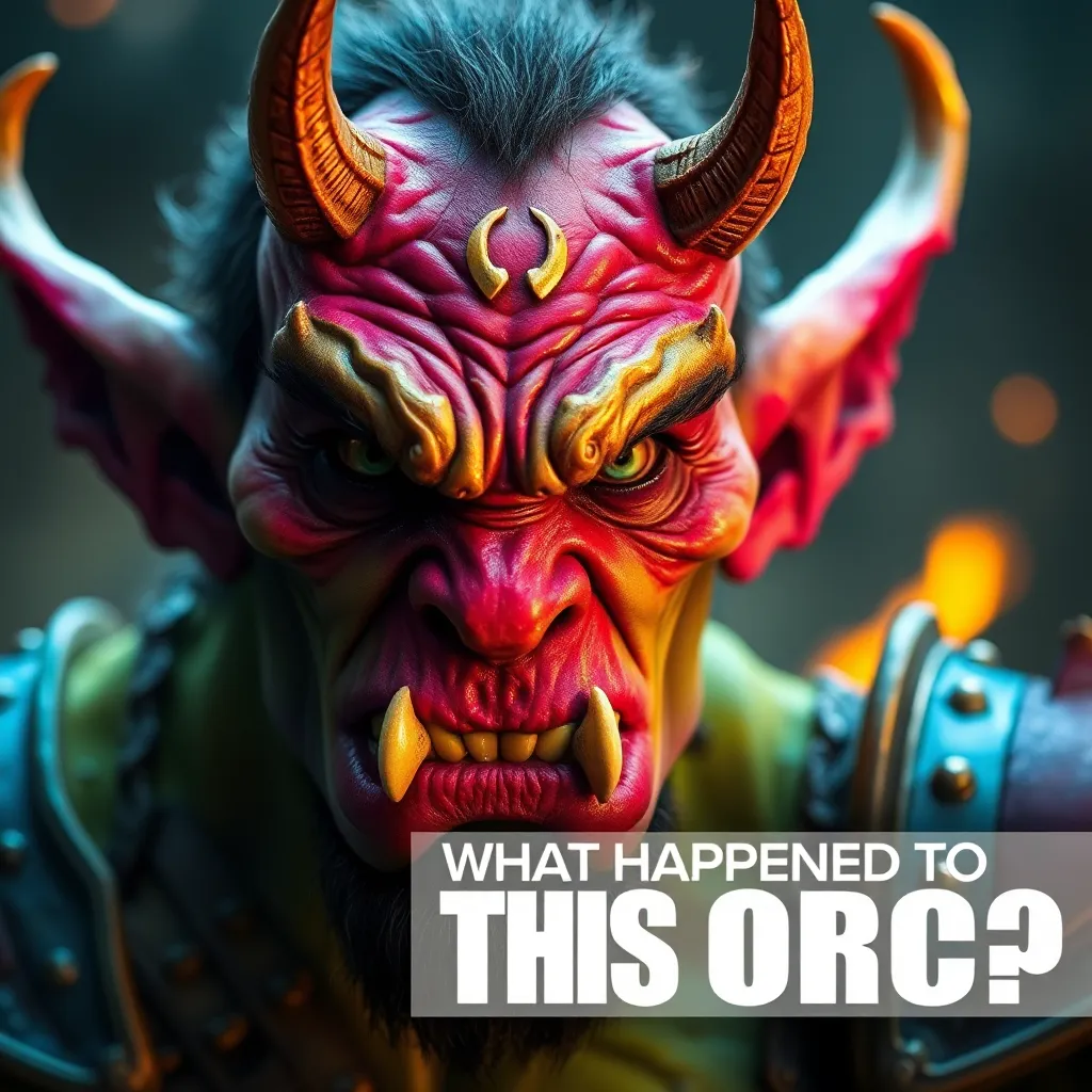 What Happened to This Orc? Shocking Discovery Revealed : LevelUpTalk
