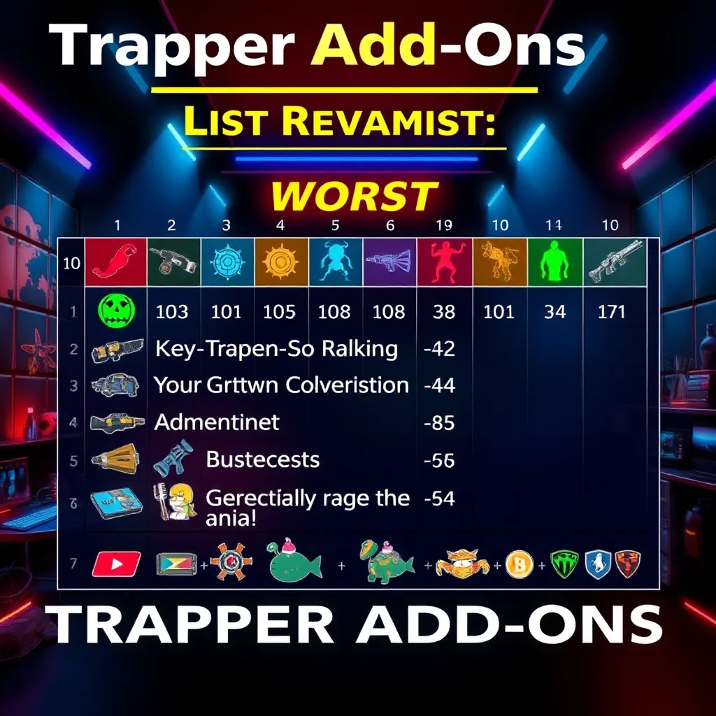 Comprehensive Tier List for Trapper Add-Ons Revealed : LevelUpTalk