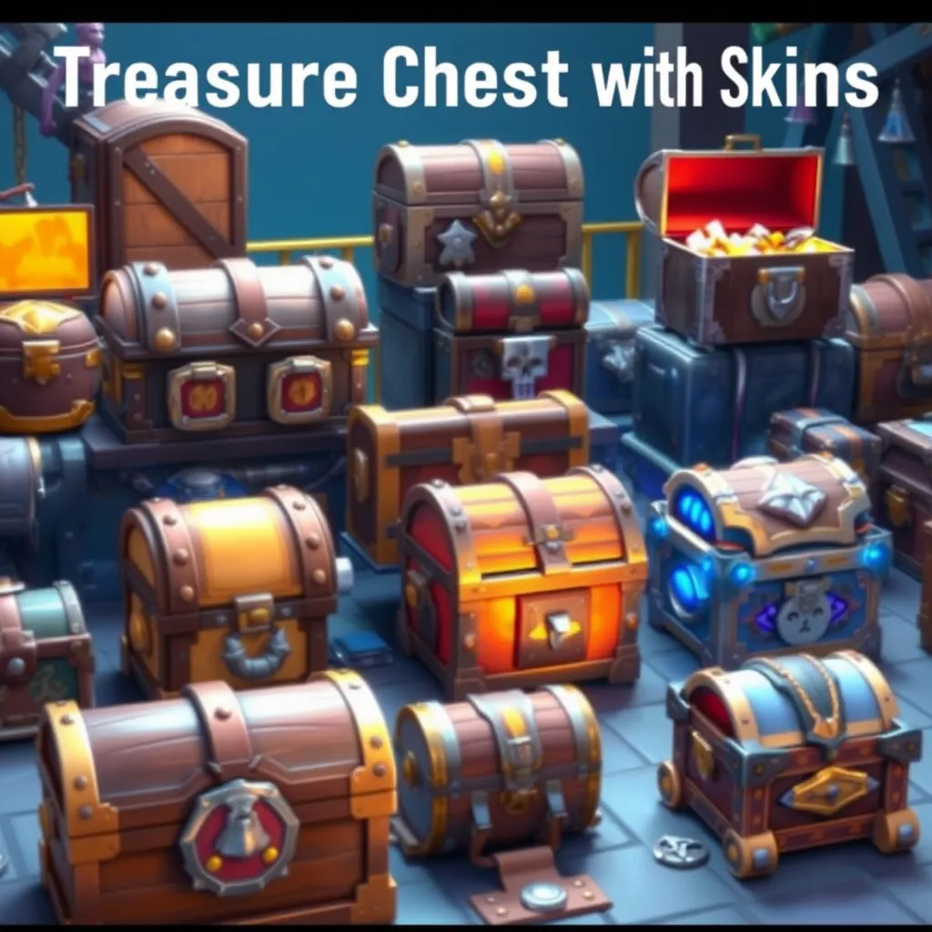 Explore the Latest Treasure Chests and Skins List : LevelUpTalk