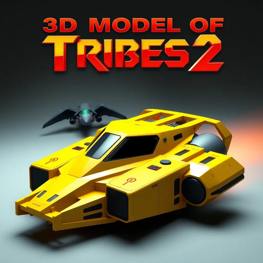 Download STL Models of Tribes 2 Vehicles for 3D Printing : LevelUpTalk