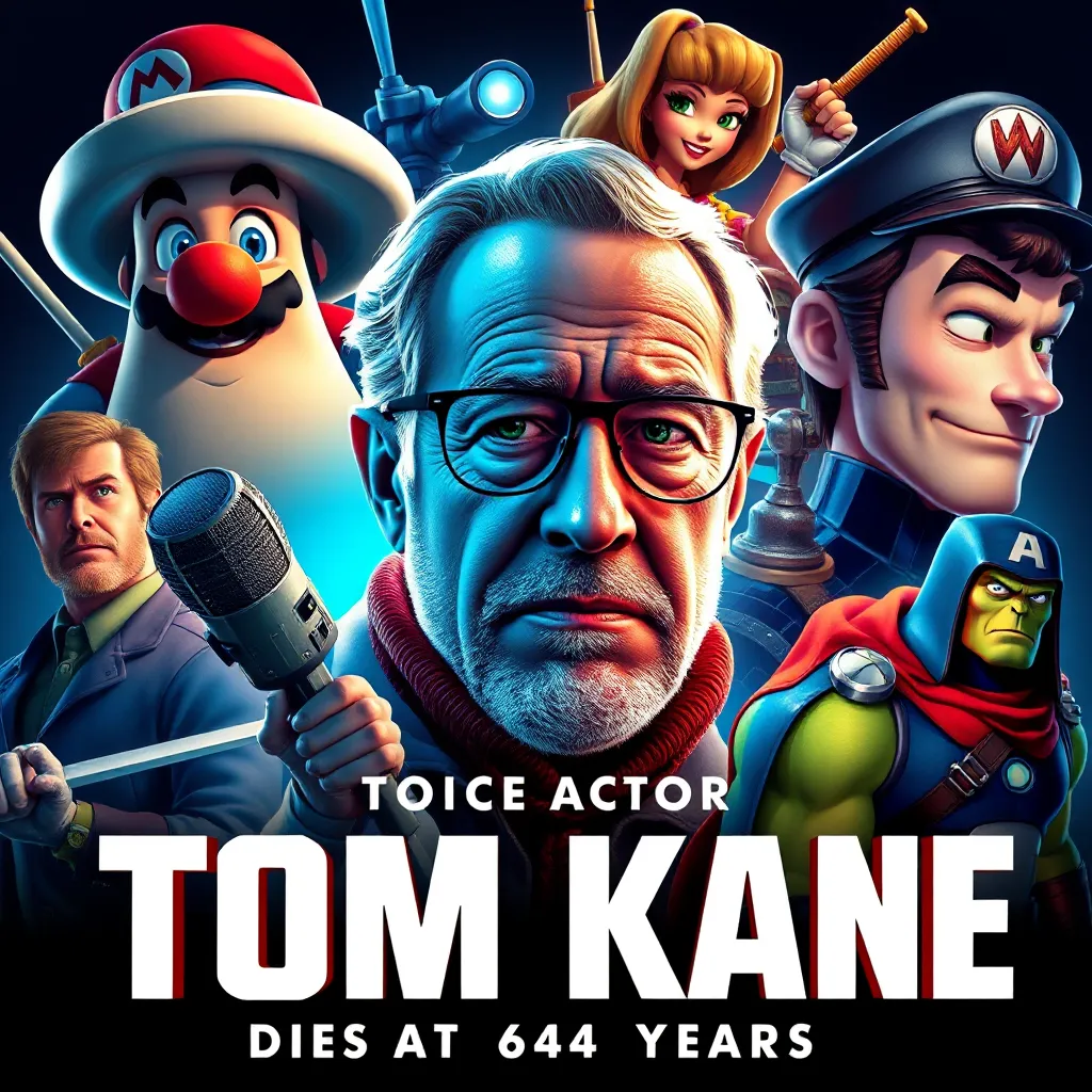 Veteran Voice Actor Tom Kane Dies at 64 Years Old : LevelUpTalk