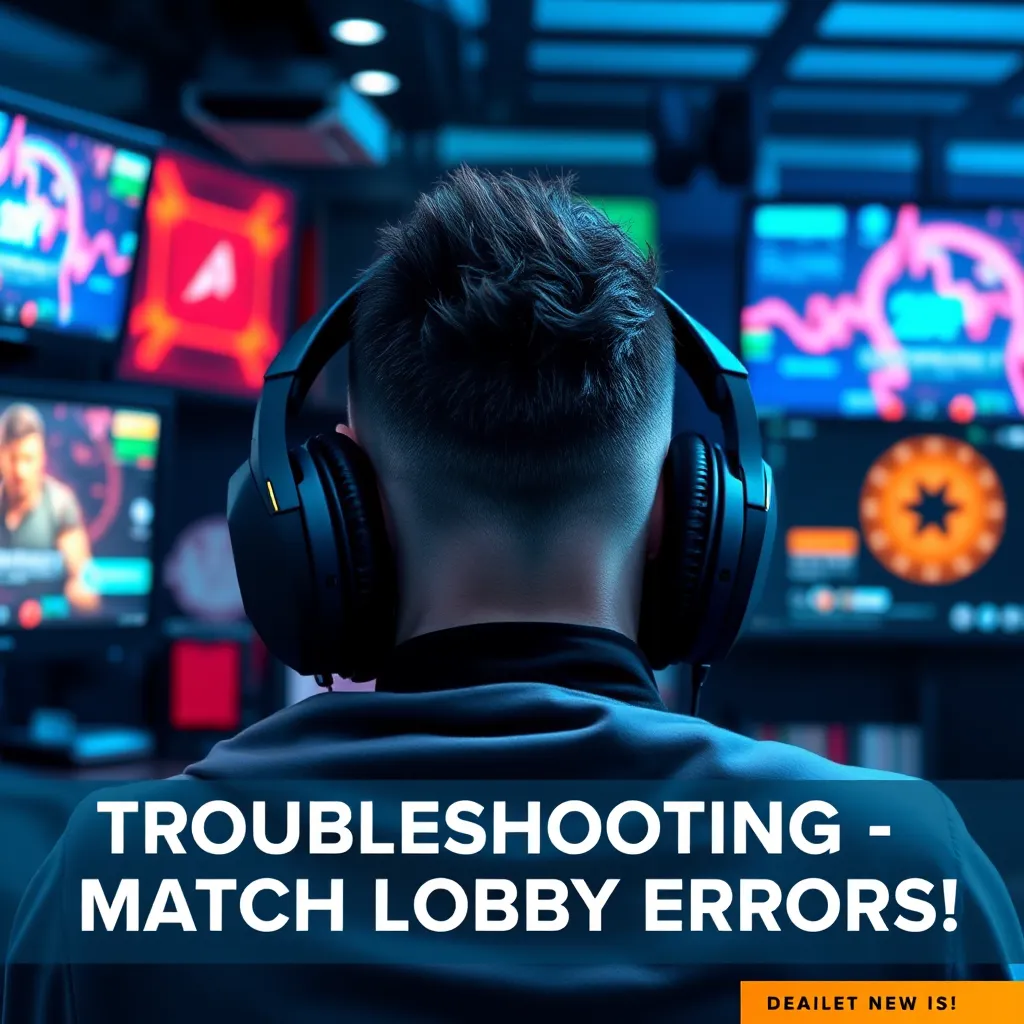 Troubleshooting Match Lobby Errors: How to Fix It : LevelUpTalk