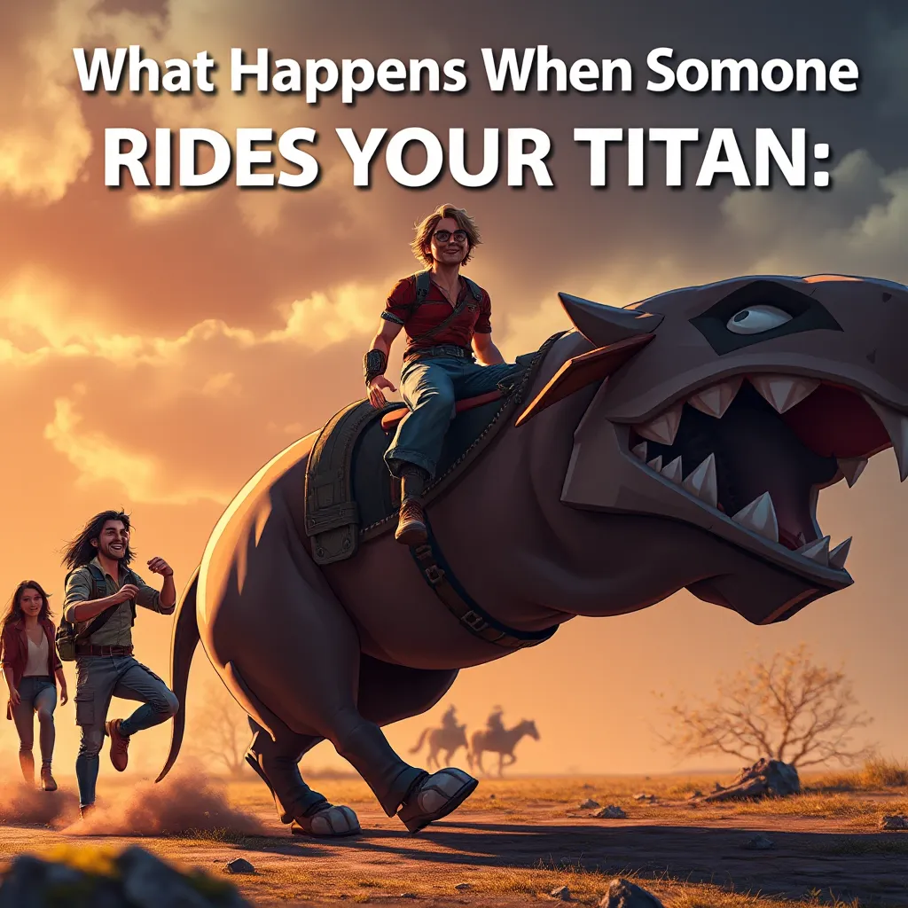 What Happens When Someone Rides Your Titan: A Reaction : LevelUpTalk