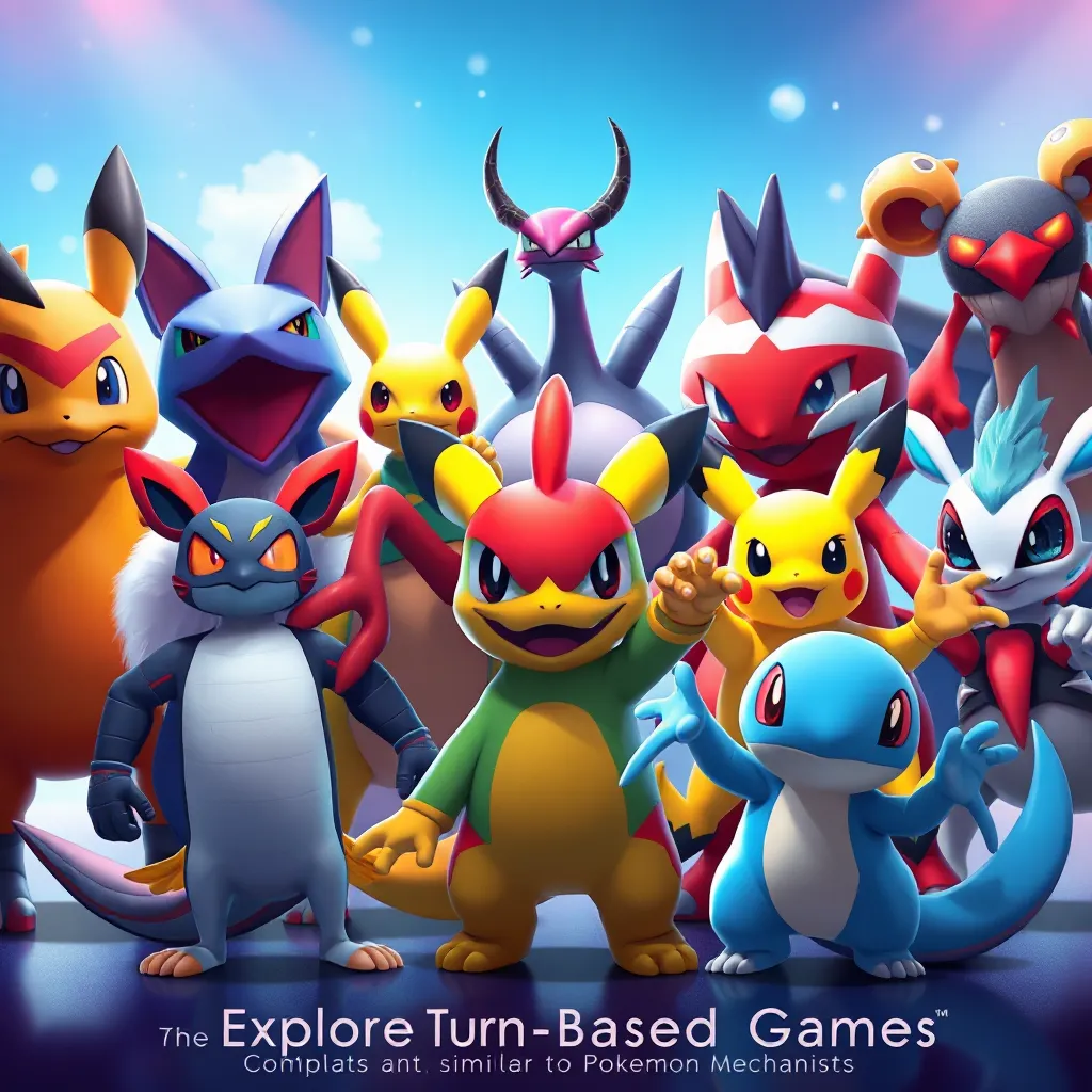 Explore Turn-Based Games Similar to Pokémon Mechanics : LevelUpTalk