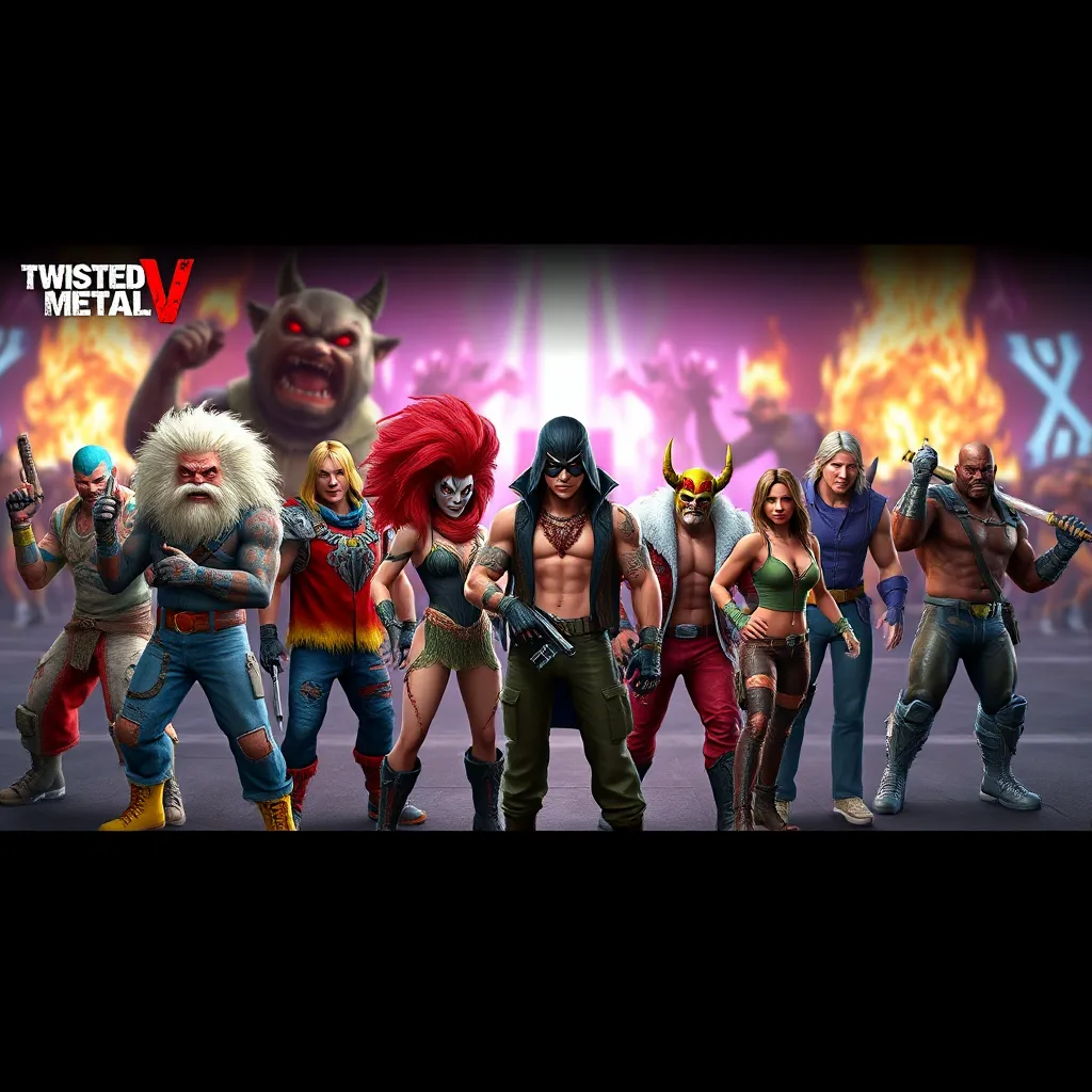 Explore the Fan-Made Character Roster for Twisted Metal V : LevelUpTalk