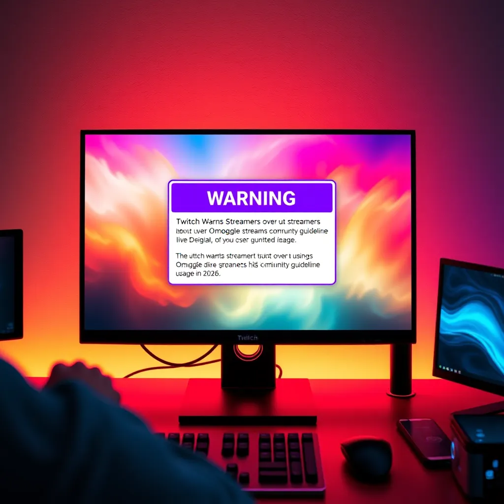 Twitch Warns Streamers Over Omoggle Usage in 2026 : LevelUpTalk