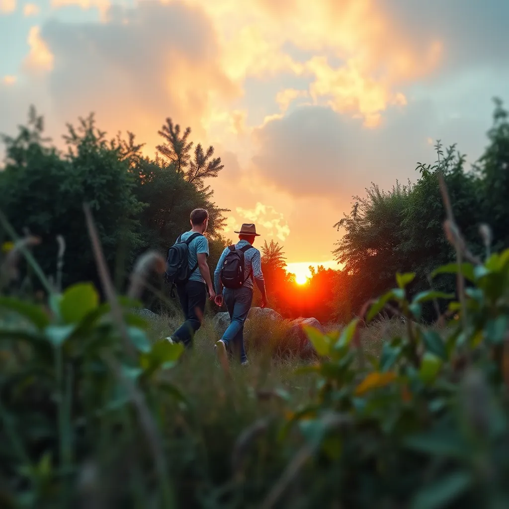 Curiosity Sparks as Two Explore Mysterious Location : LevelUpTalk