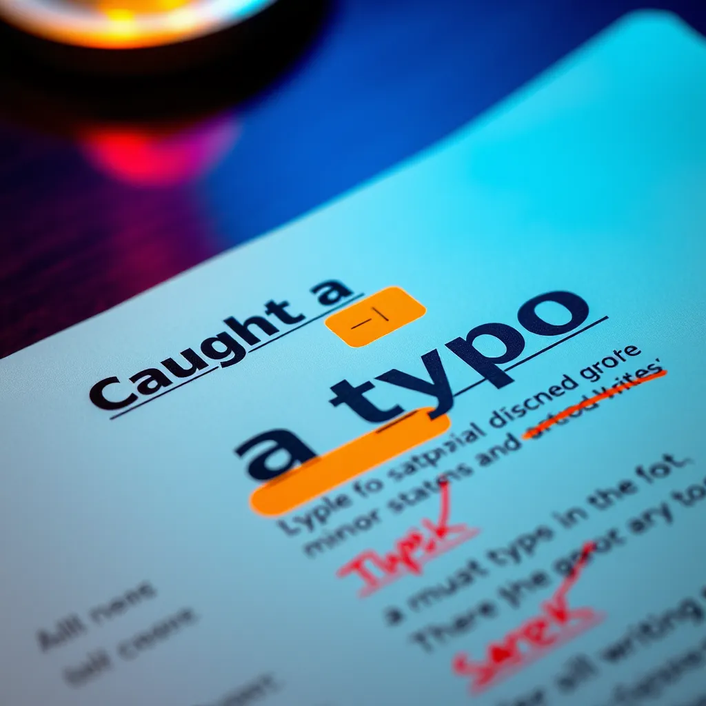 Caught a Typo: Exploring the Impact of Minor Errors : LevelUpTalk