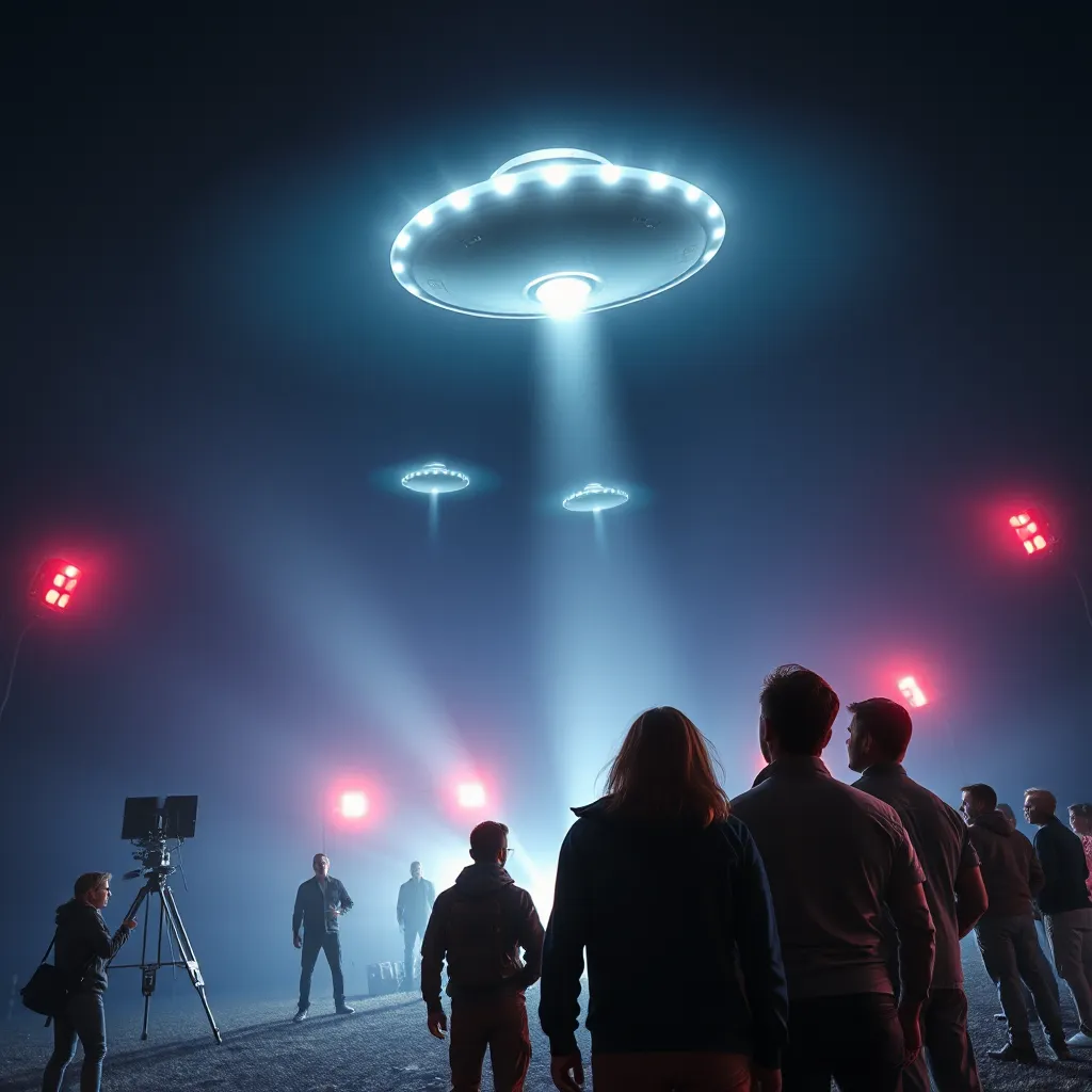 Strange UFO Sighting at Dressed to Kill Movie Set : LevelUpTalk