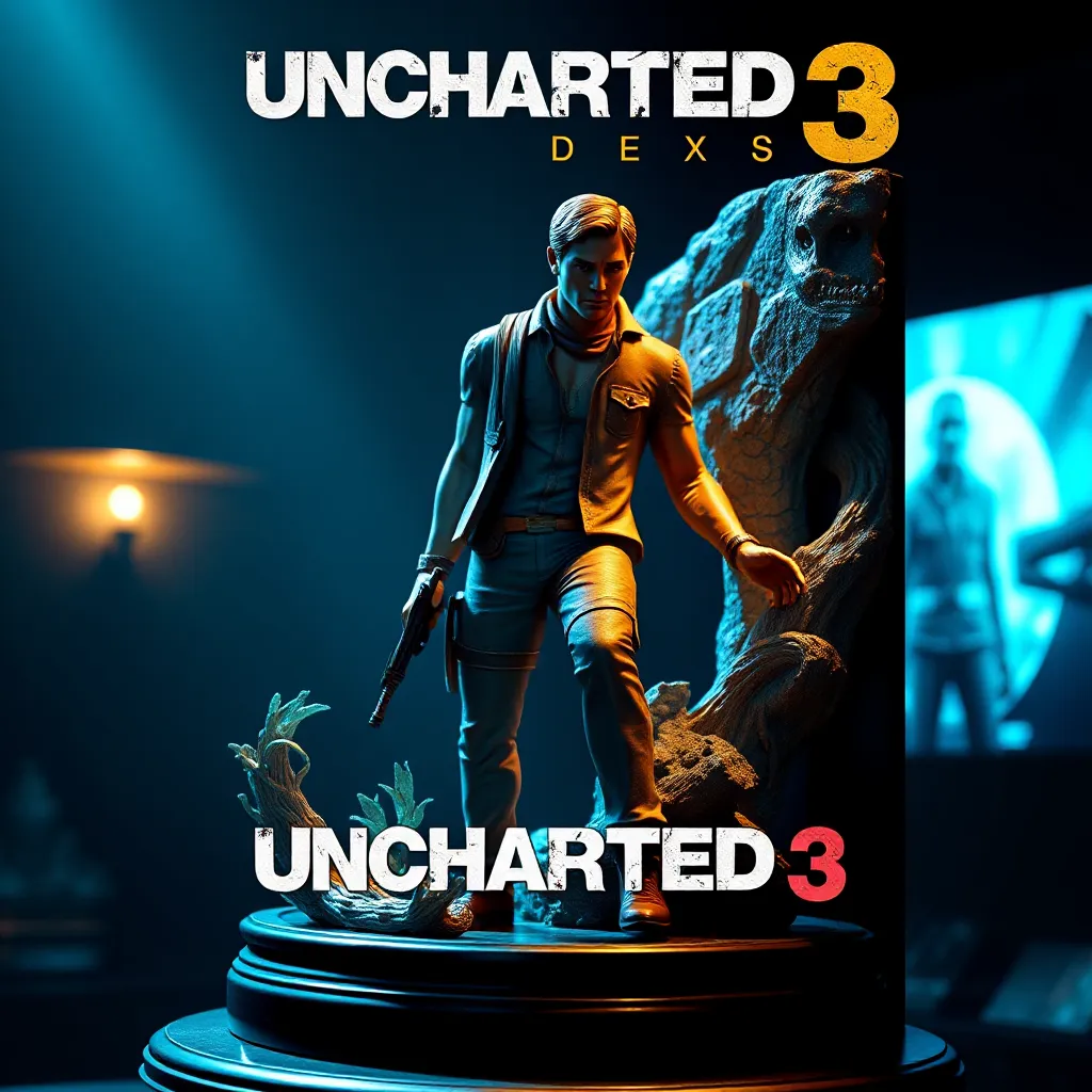 Striking Photo of Uncharted 3 Collector's Statue : LevelUpTalk