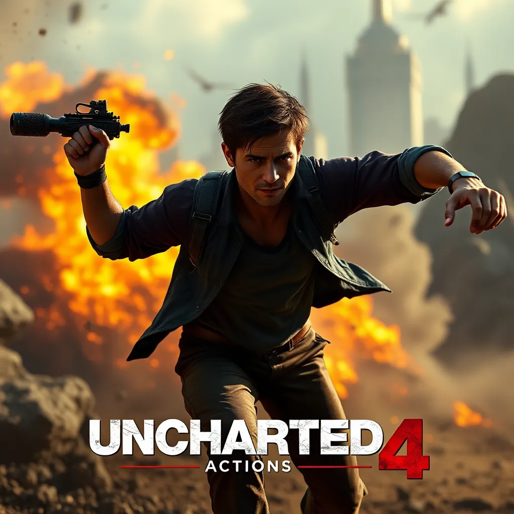 Epic Cinematic Action in Uncharted 4 Gameplay Clip : LevelUpTalk