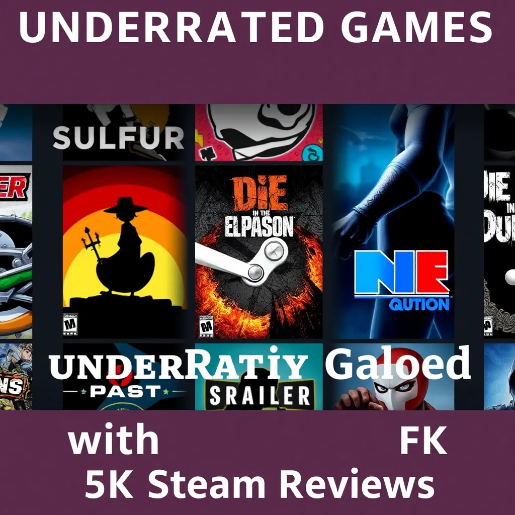 Explore Lesser-Known Games with Under 5K Steam Reviews : LevelUpTalk