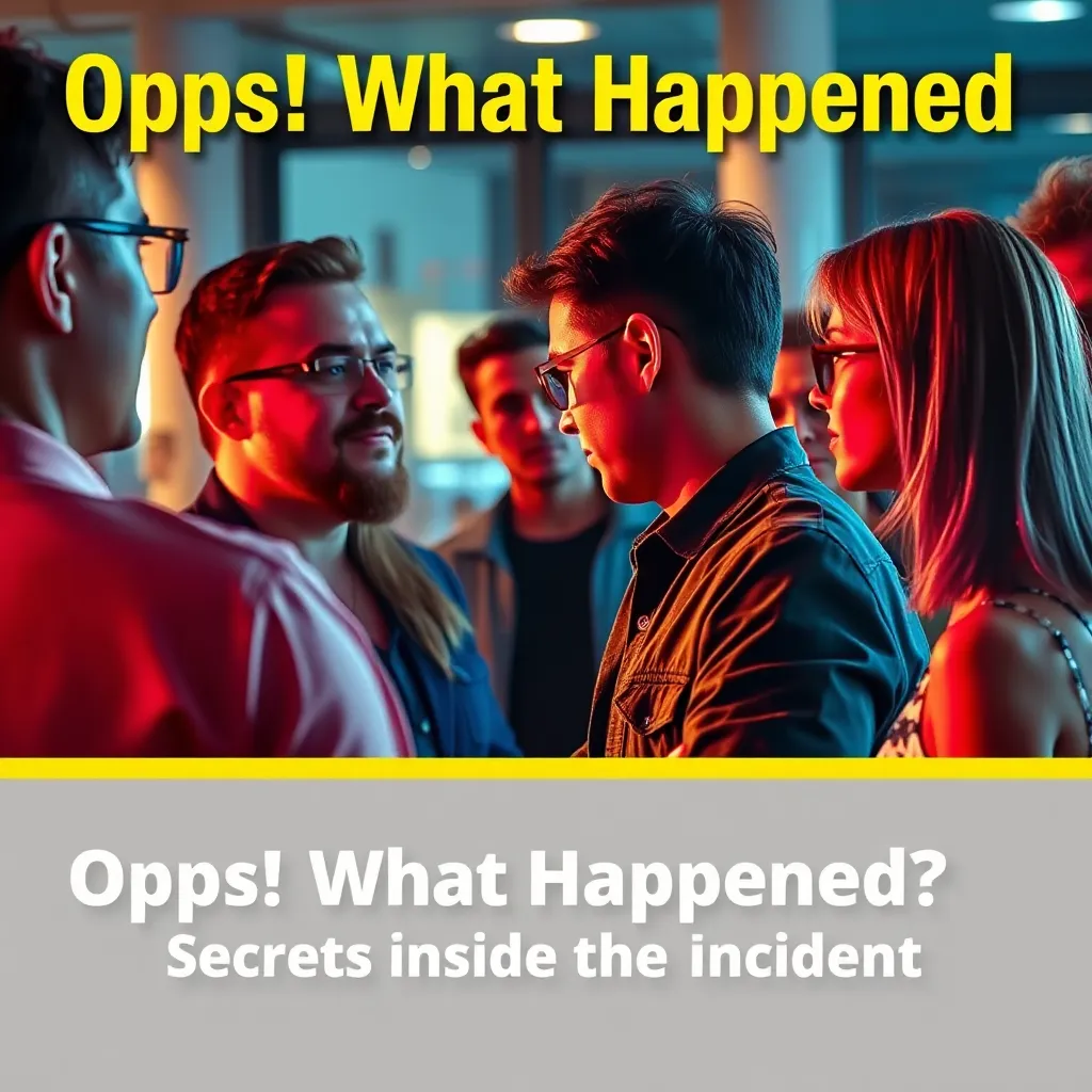Oops! What Happened? Secrets Inside the Incident : LevelUpTalk