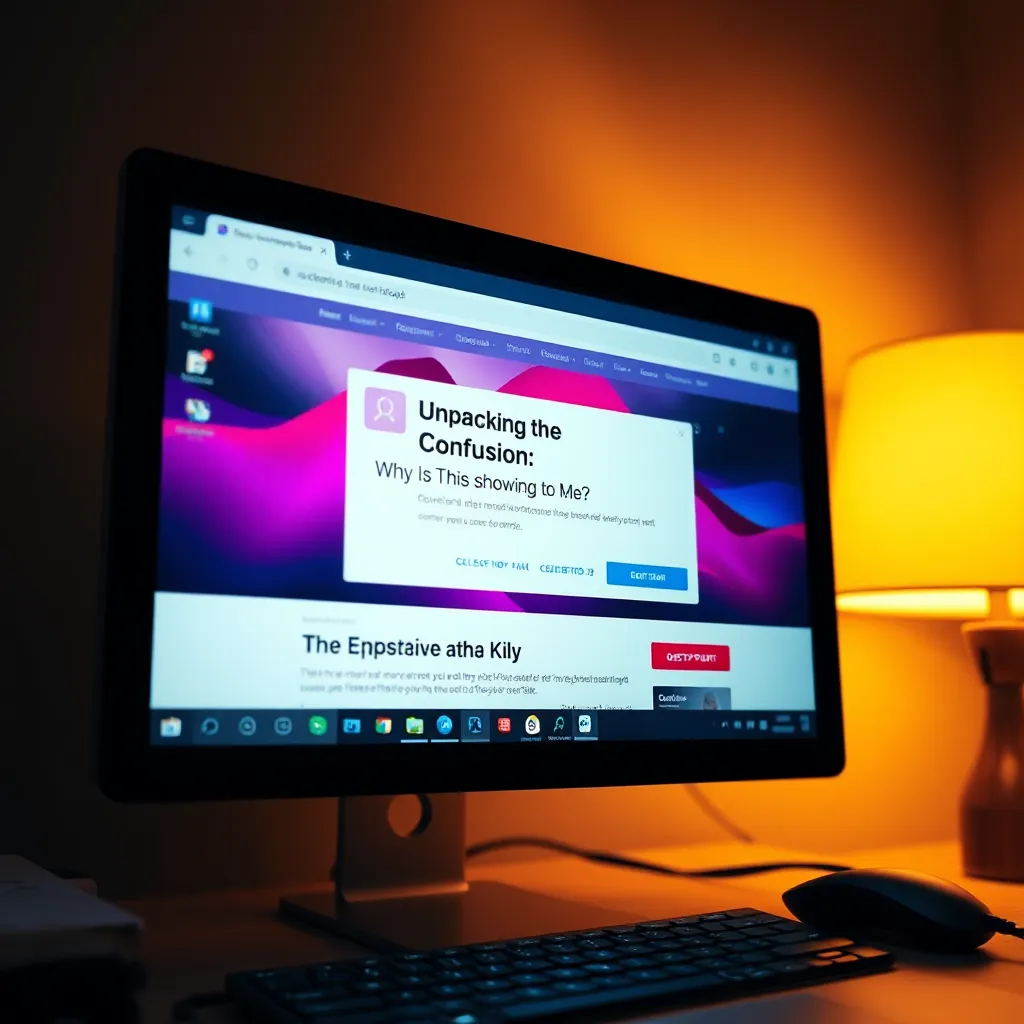 Unpacking the Confusion: Why Is This Showing to Me? : LevelUpTalk