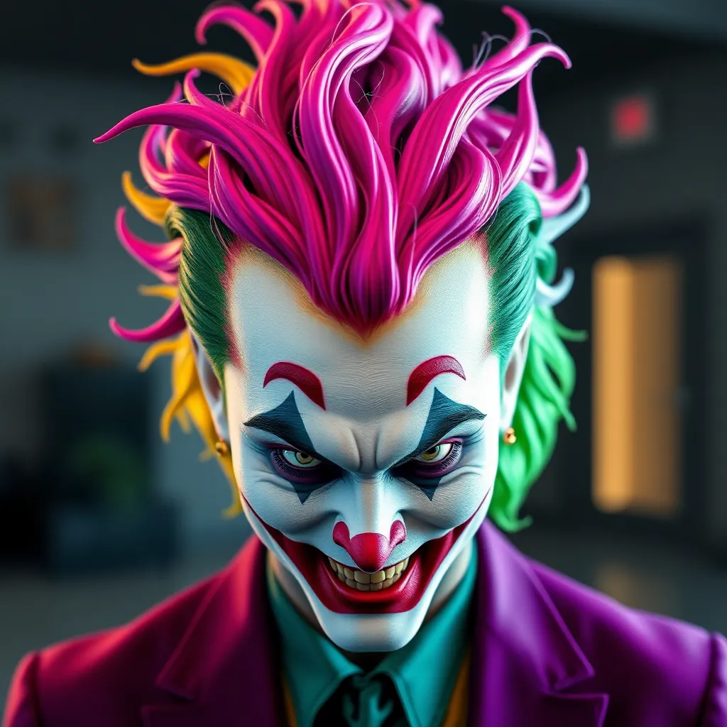 Creative Joker Build: A Unique Hair Transformation : LevelUpTalk