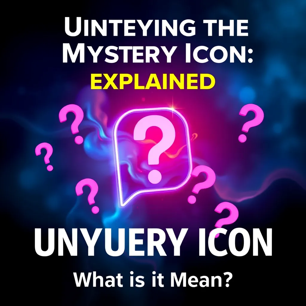 Identifying the Mystery Icon: What Does It Mean? : LevelUpTalk