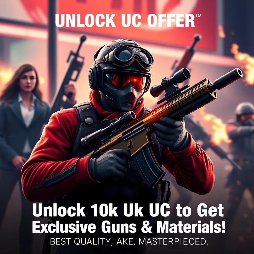 Unlock 10k UC to Get Exclusive Guns and Materials! : LevelUpTalk